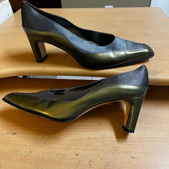 Margret Jerrold | Shoes | Margaret Jerrold Heels 15 Gray Green | Poshmark